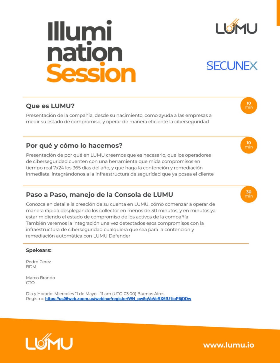 Illumination Session - Lumu & Secunex | Secunex